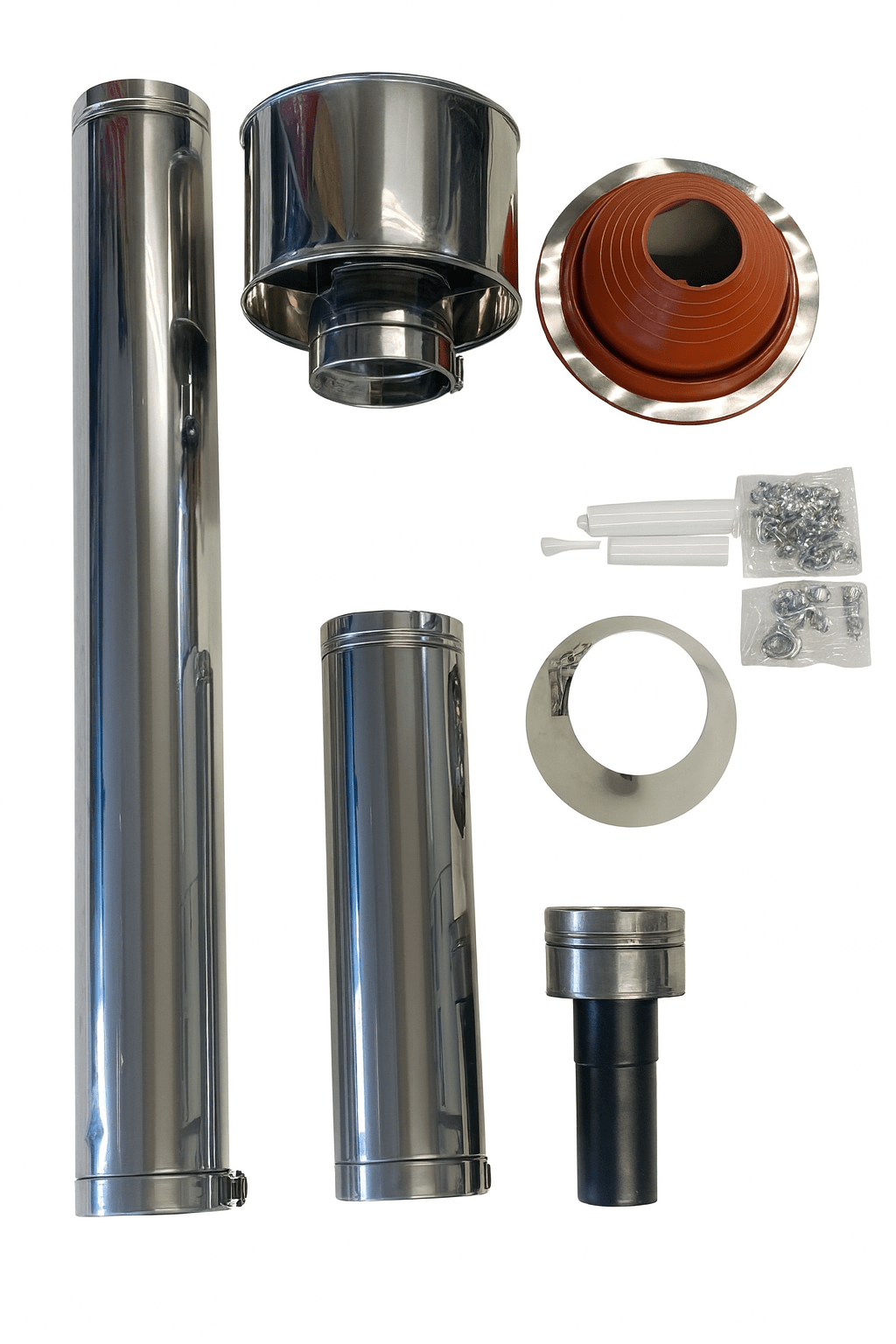 3" Insulated Flue Kit For Wood Burning Stoves. Anevay Stoves