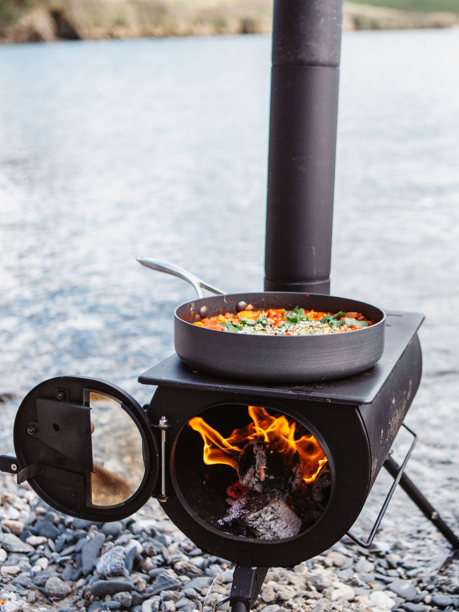 The Frontier Plus™ - Outdoor Wood Burning Stove - Anevay Stoves